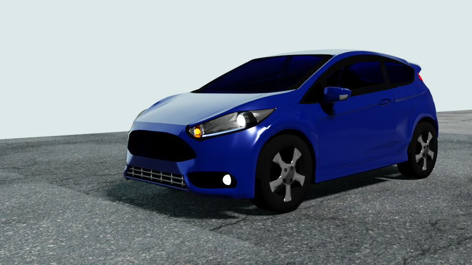 ArtStation - Ford Fiesta