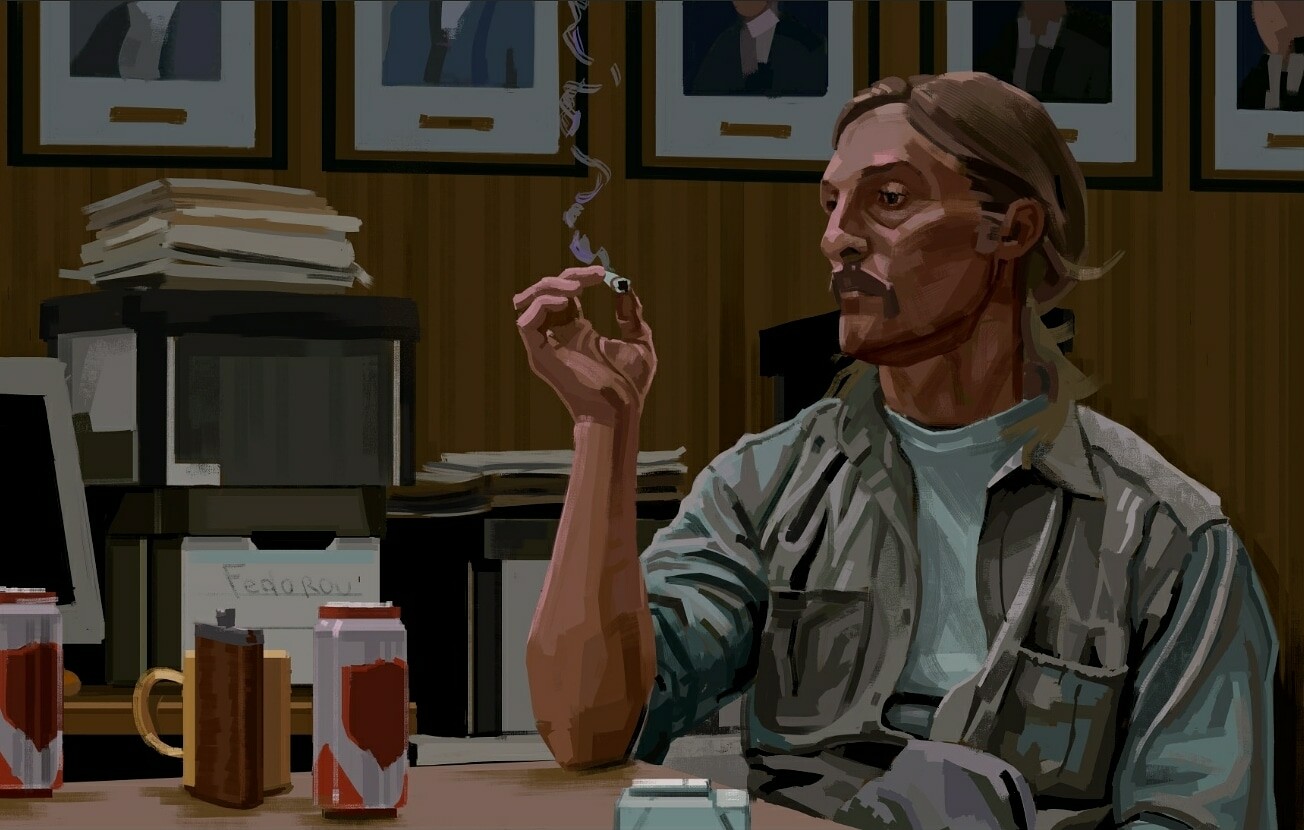 ArtStation - True detective - Rust Cohle