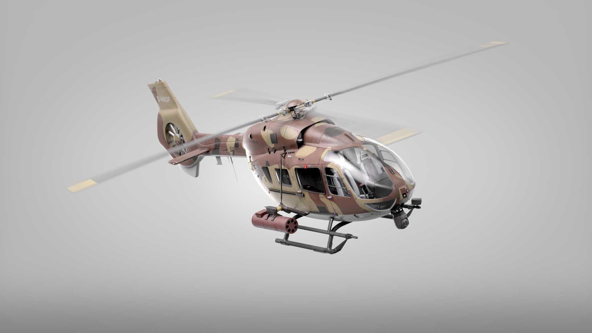 ArtStation - Military Helicopter H145M 3D modeling