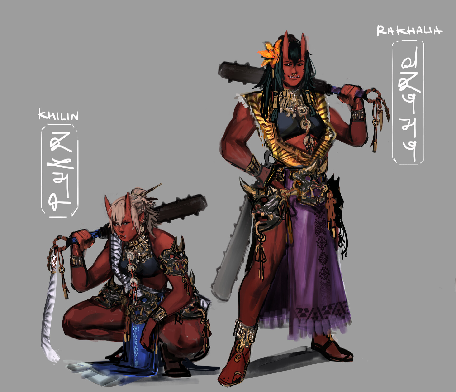 Giulia Carli - Character Sketches - 2019