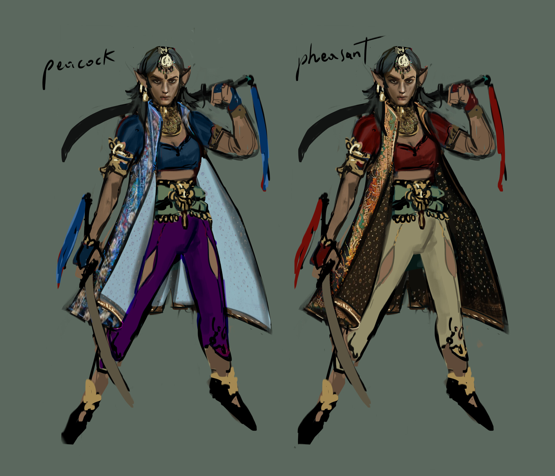 Giulia Carli - Character Sketches - 2019