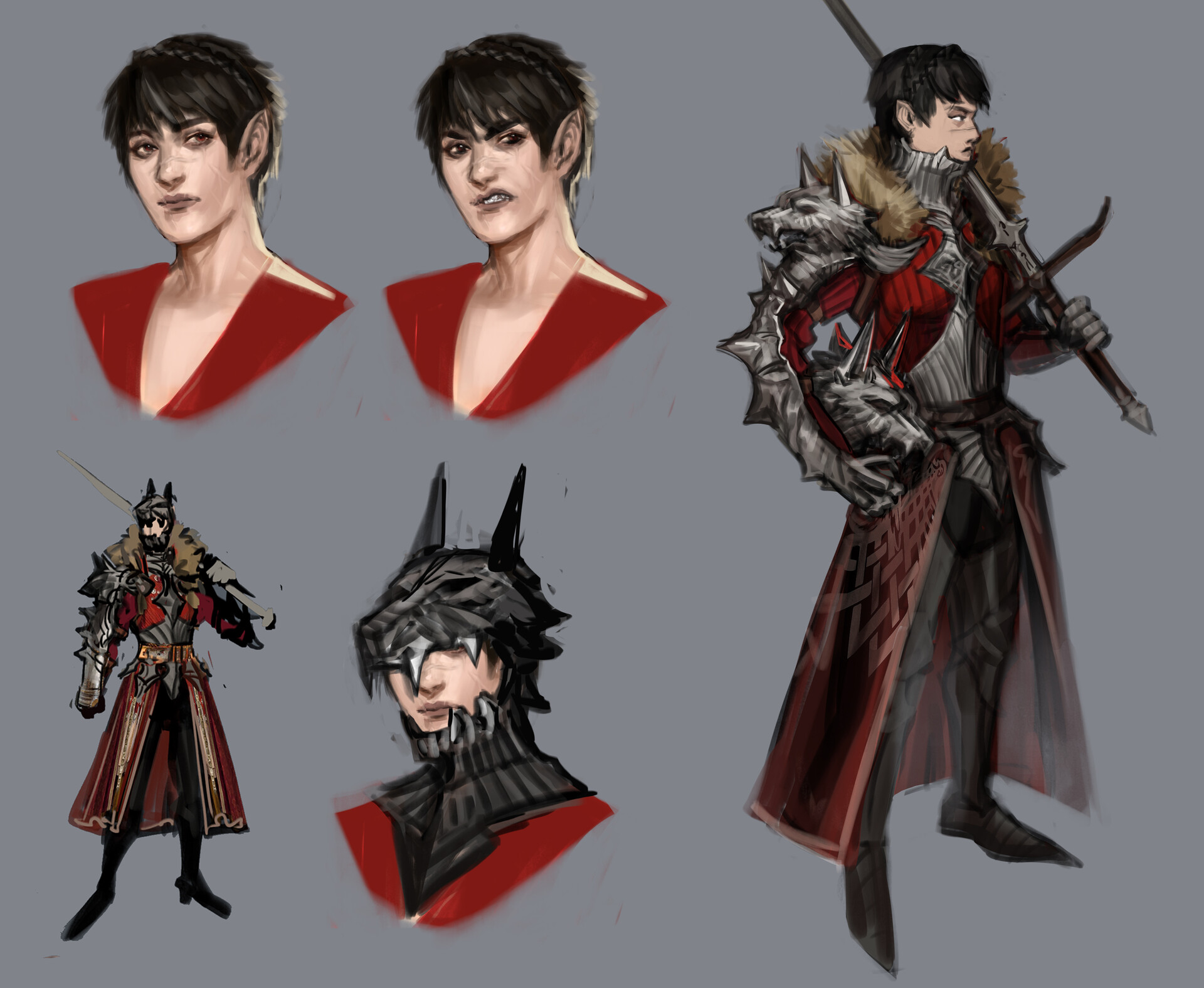 Giulia Carli - Character Sketches - 2019