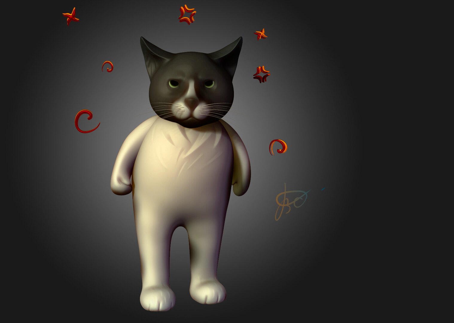 ArtStation - Cat&Sock