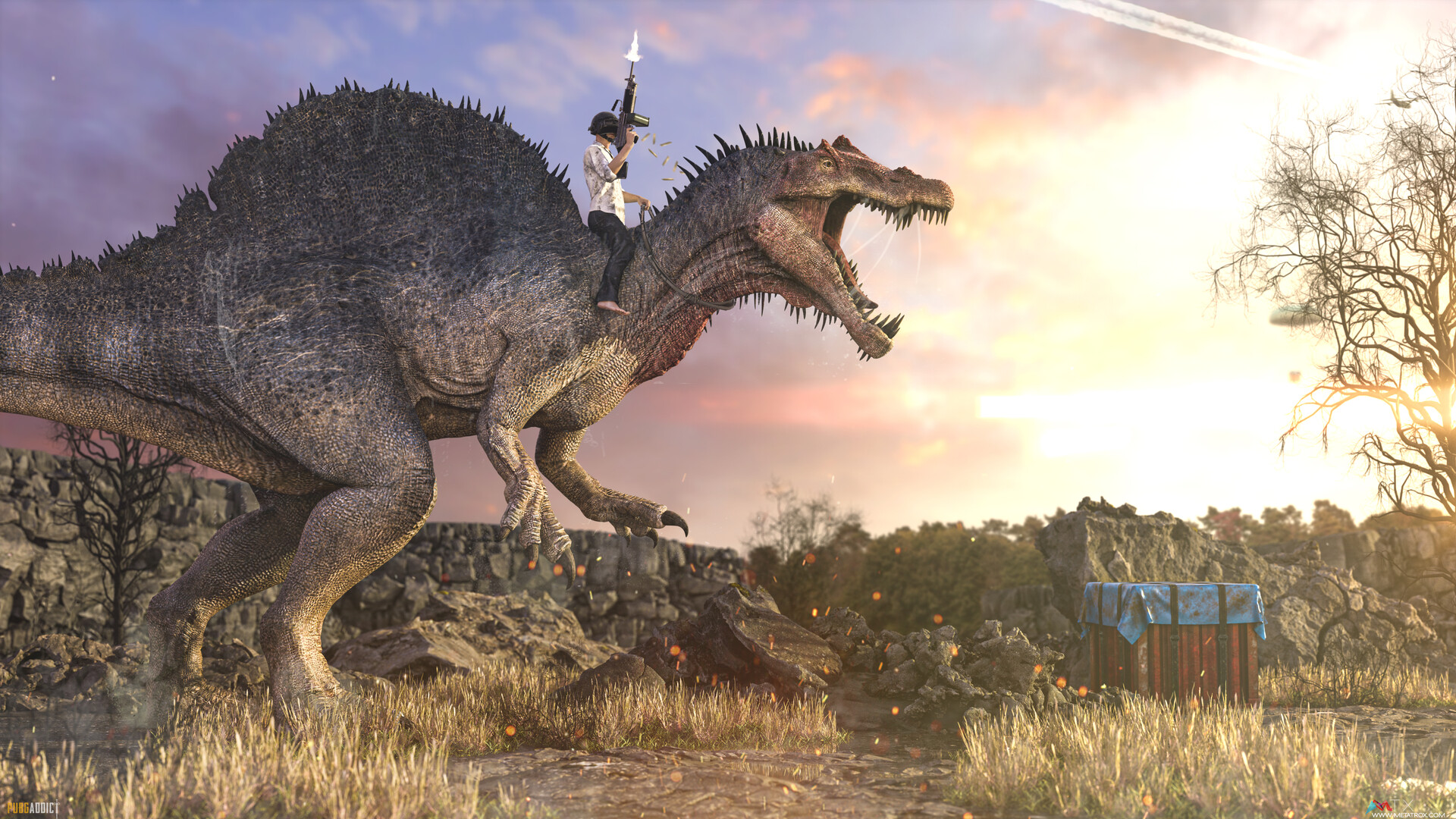 ArtStation - Real Dino Park - PUBG