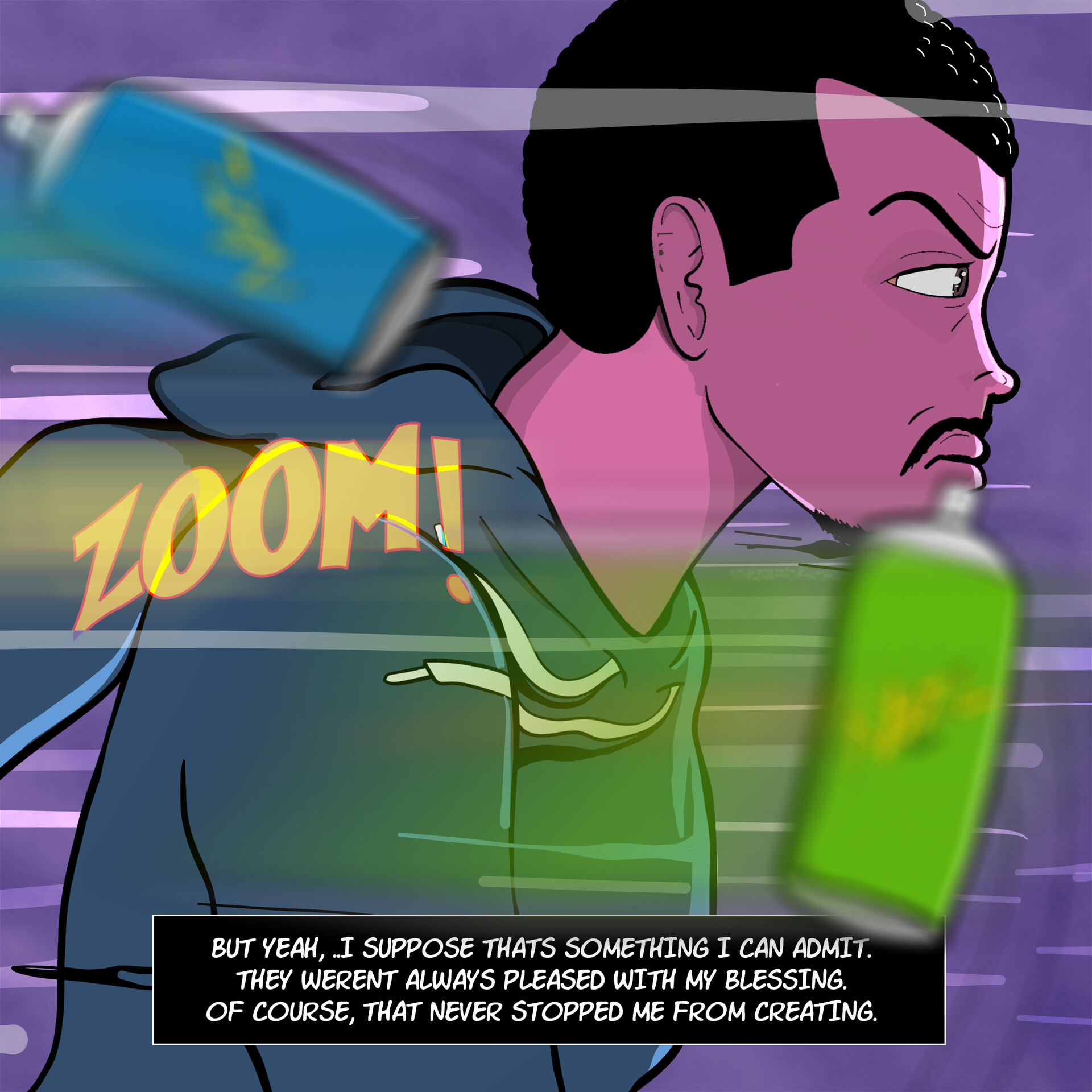 ArtStation - "Creator" Comic Panel