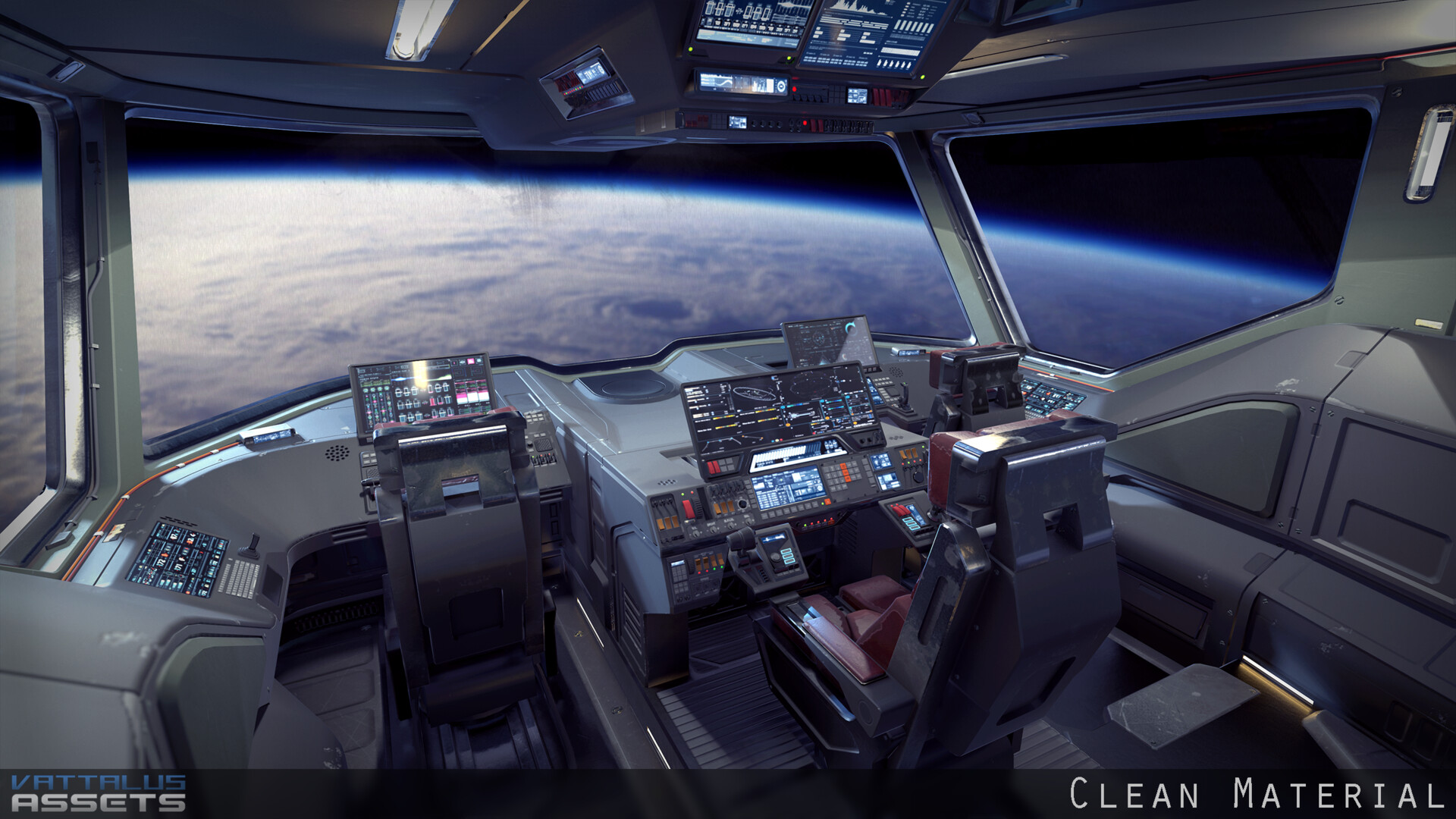 1920x1080 Spaceship Bridge