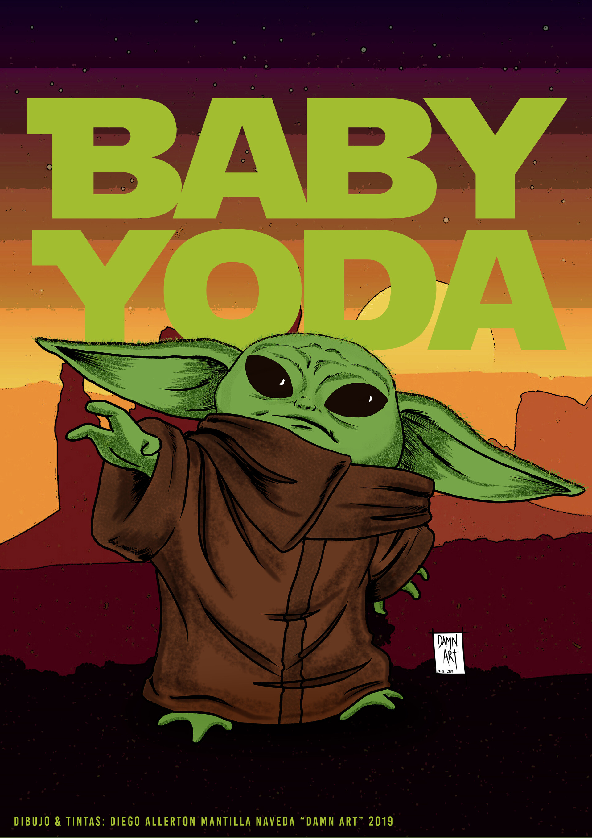 ArtStation - Baby Yoda