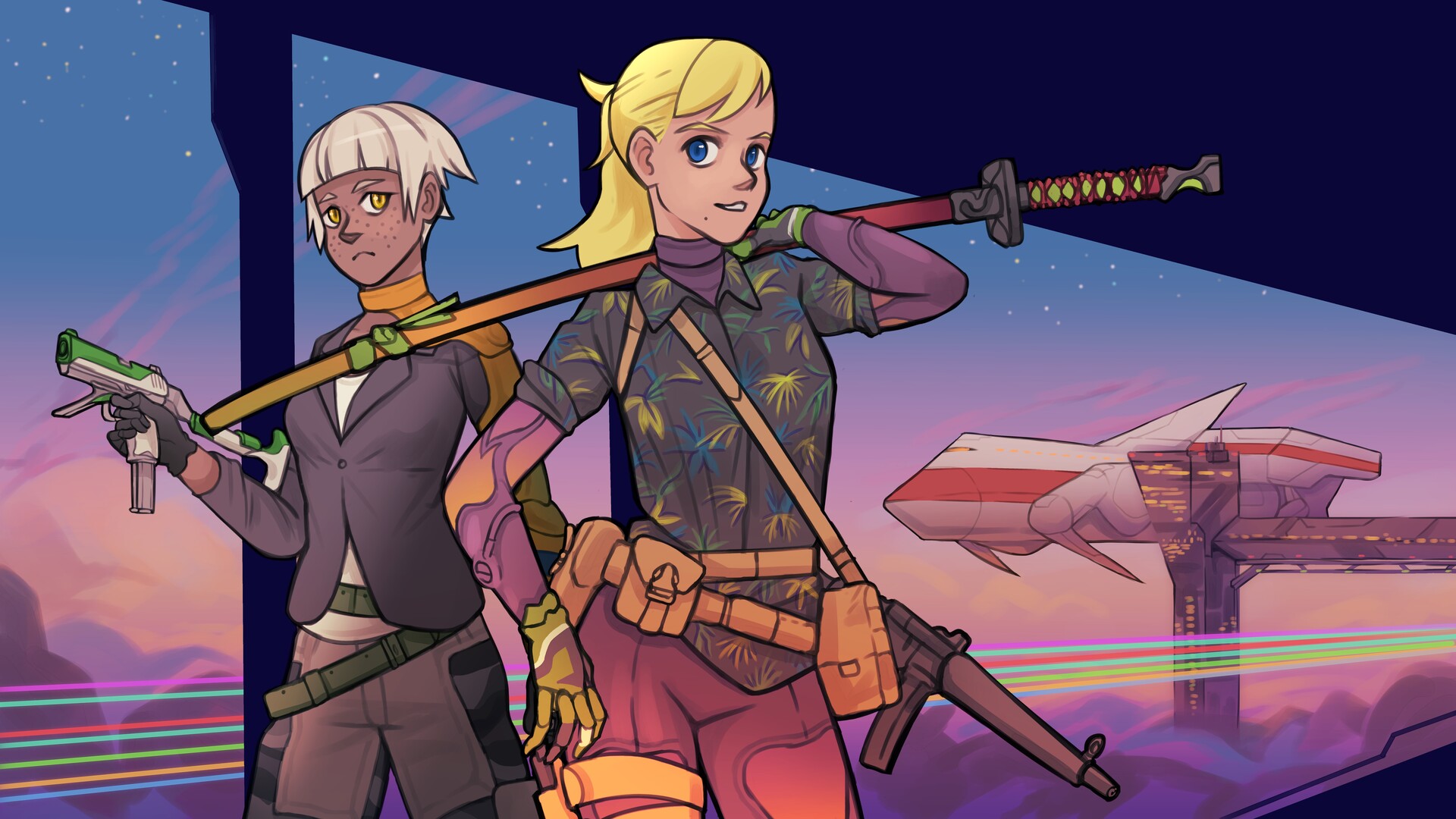 ArtStation - Hacker and Samurai