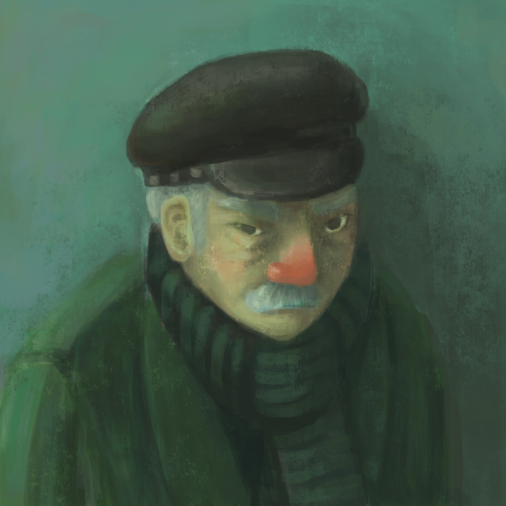 ArtStation - old man, color study