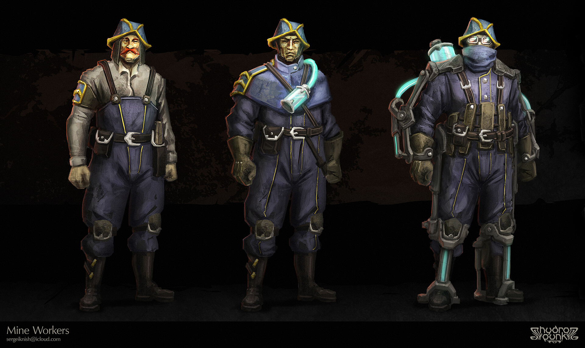 ArtStation - Hydropunk: Mine Workers