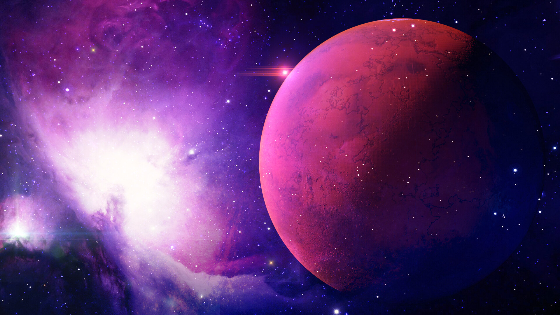 ArtStation - Orion Nebula Mars