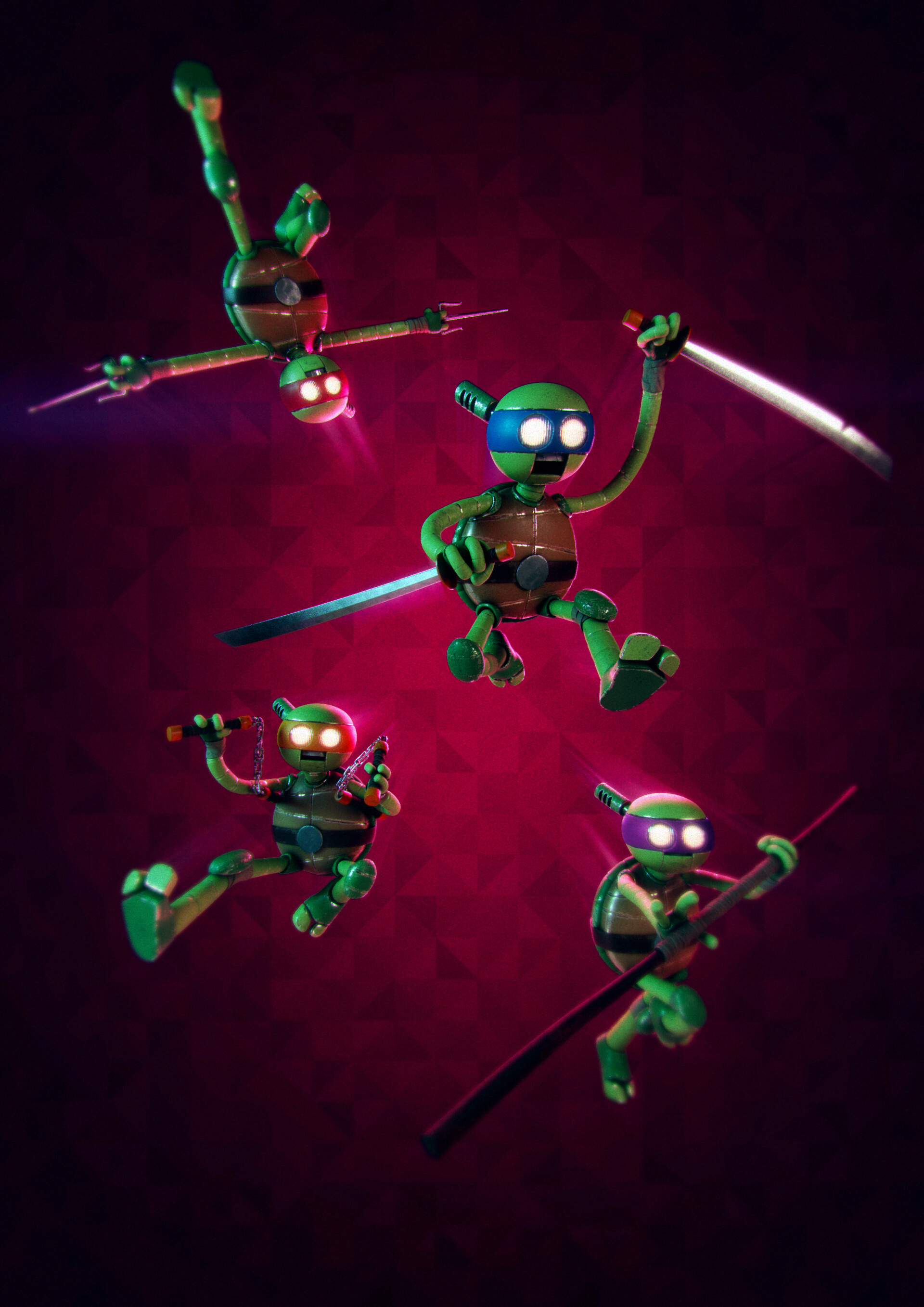 ArtStation - NINJAS TURTLES ROBOTS