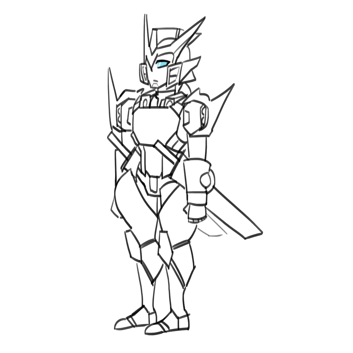 tenkai knight bravenwolf coloring pages