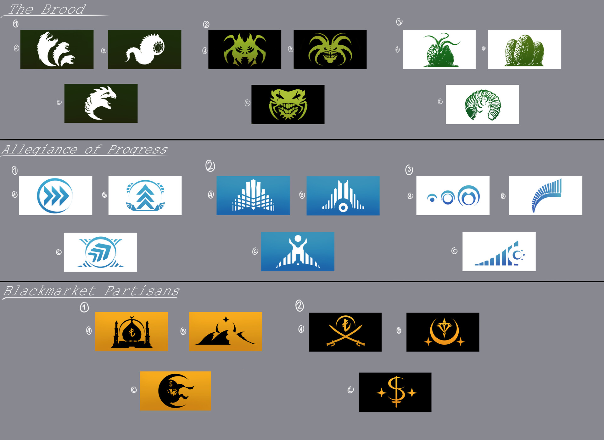 faction ideas