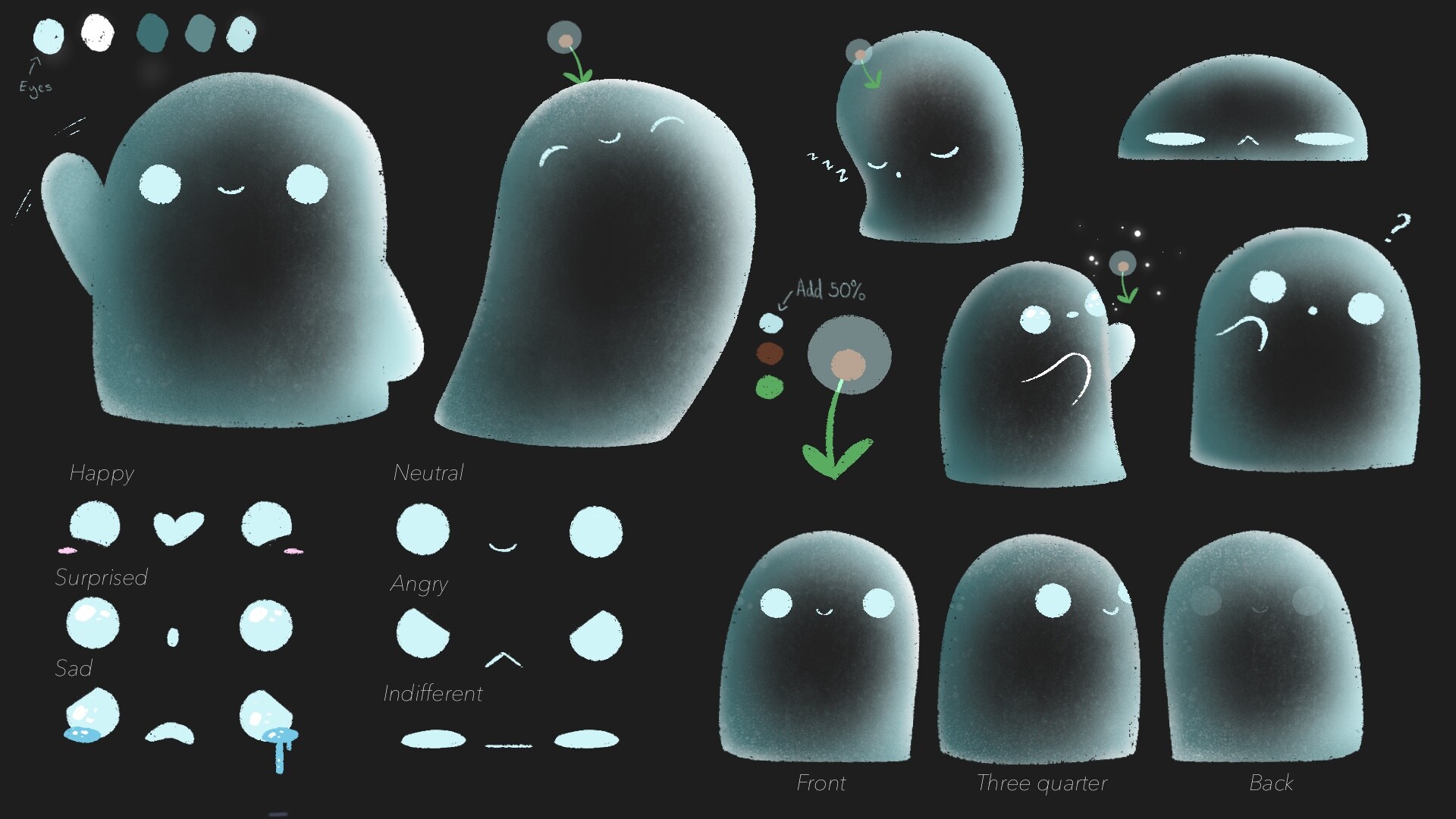 ArtStation - Spirit Character Sheet