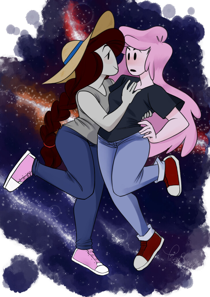 ArtStation - Princess Bubblegum x Marceline