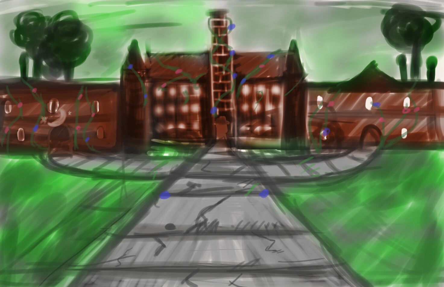 ArtStation - Werewolf Universtiy- The School