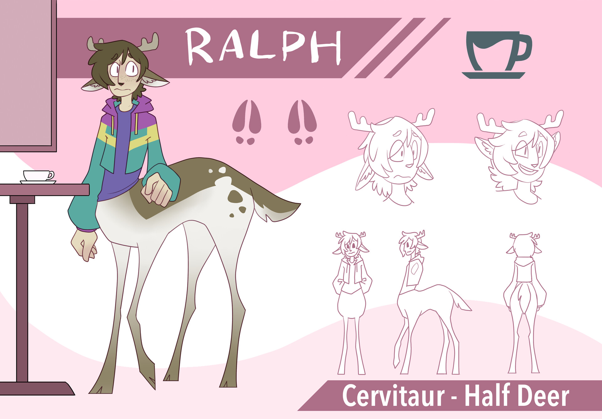 ArtStation - Hybrid Cafe Character Sheets