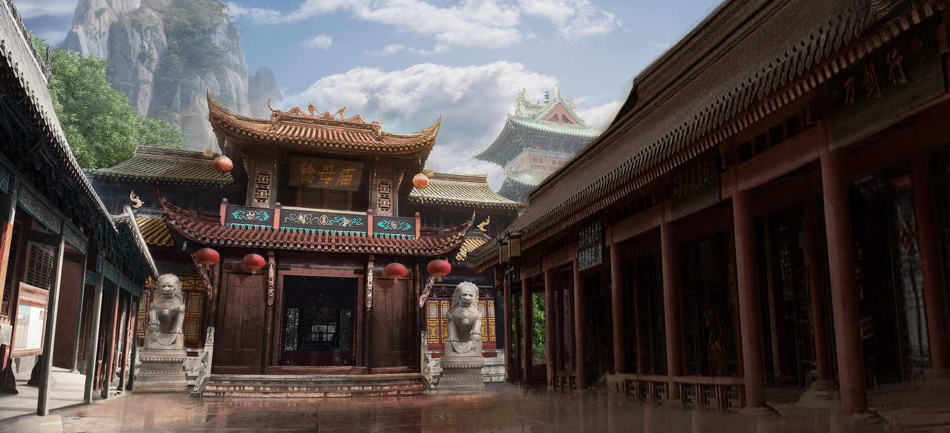 ArtStation - Chinese temple