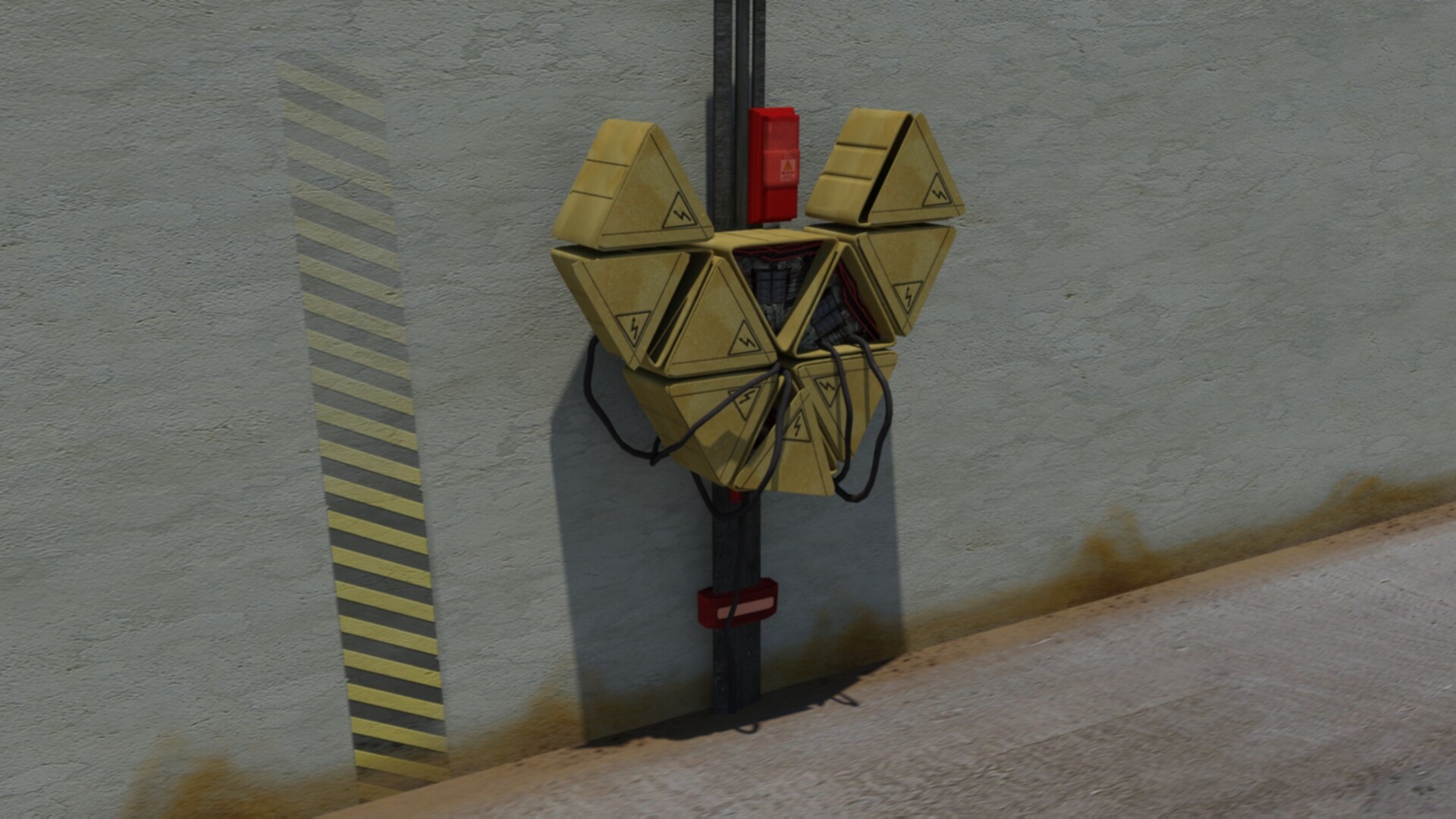 ArtStation - Sci-fi electric pole