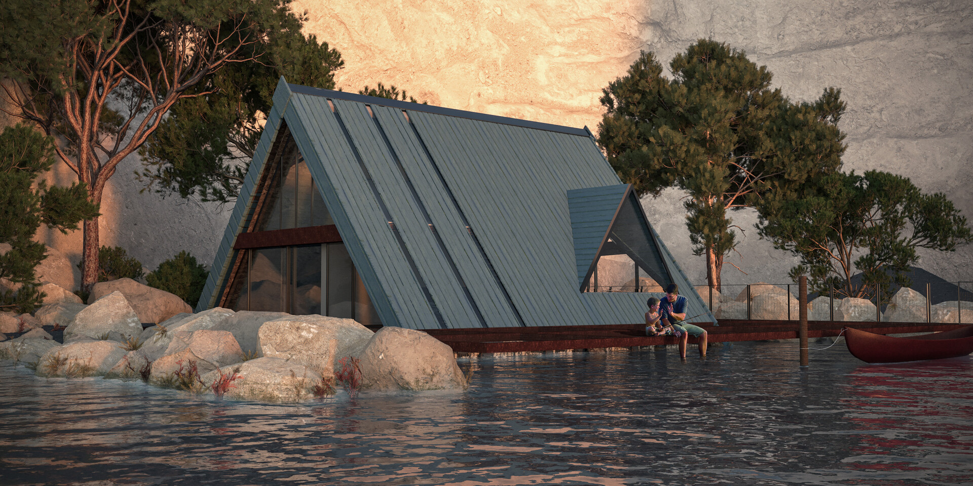 ArtStation - Cabins challenge (Ronenbekerman.com)