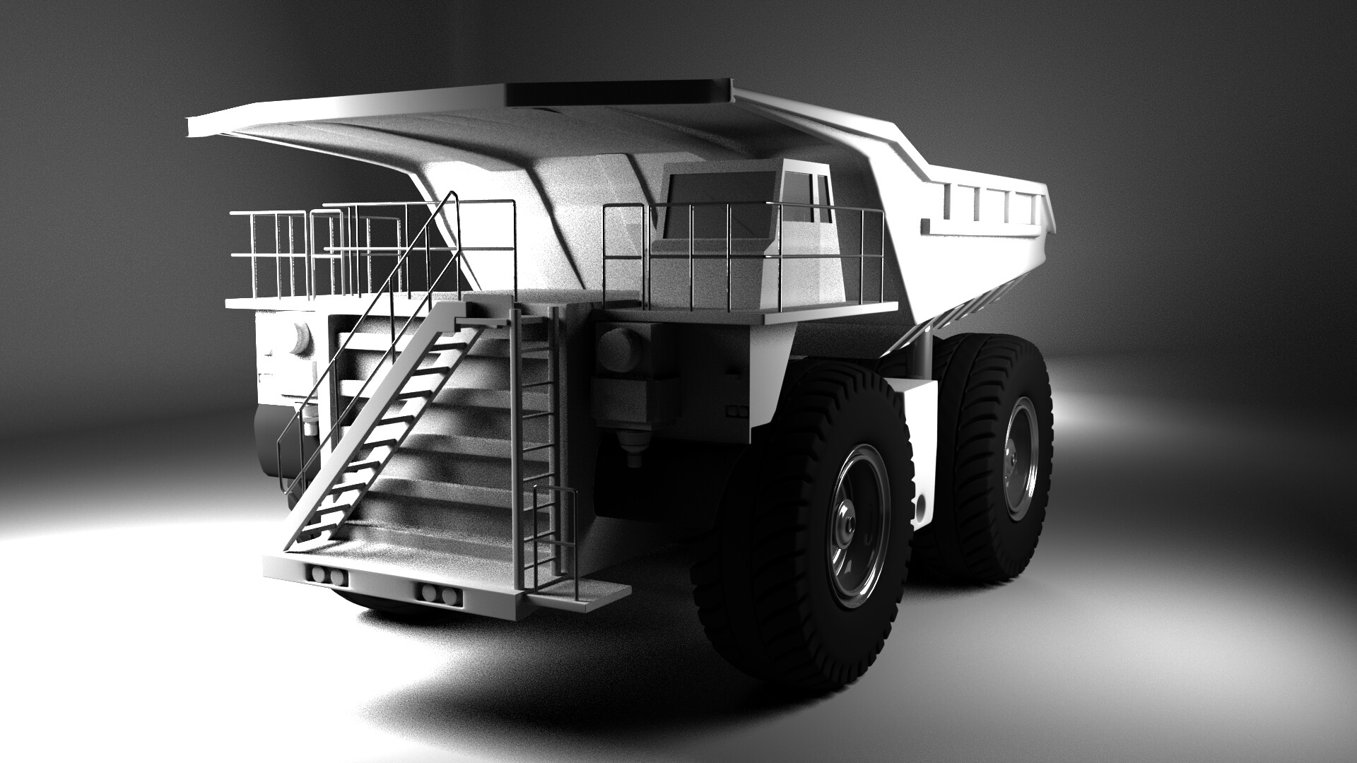 ArtStation - 789D Mining Truck