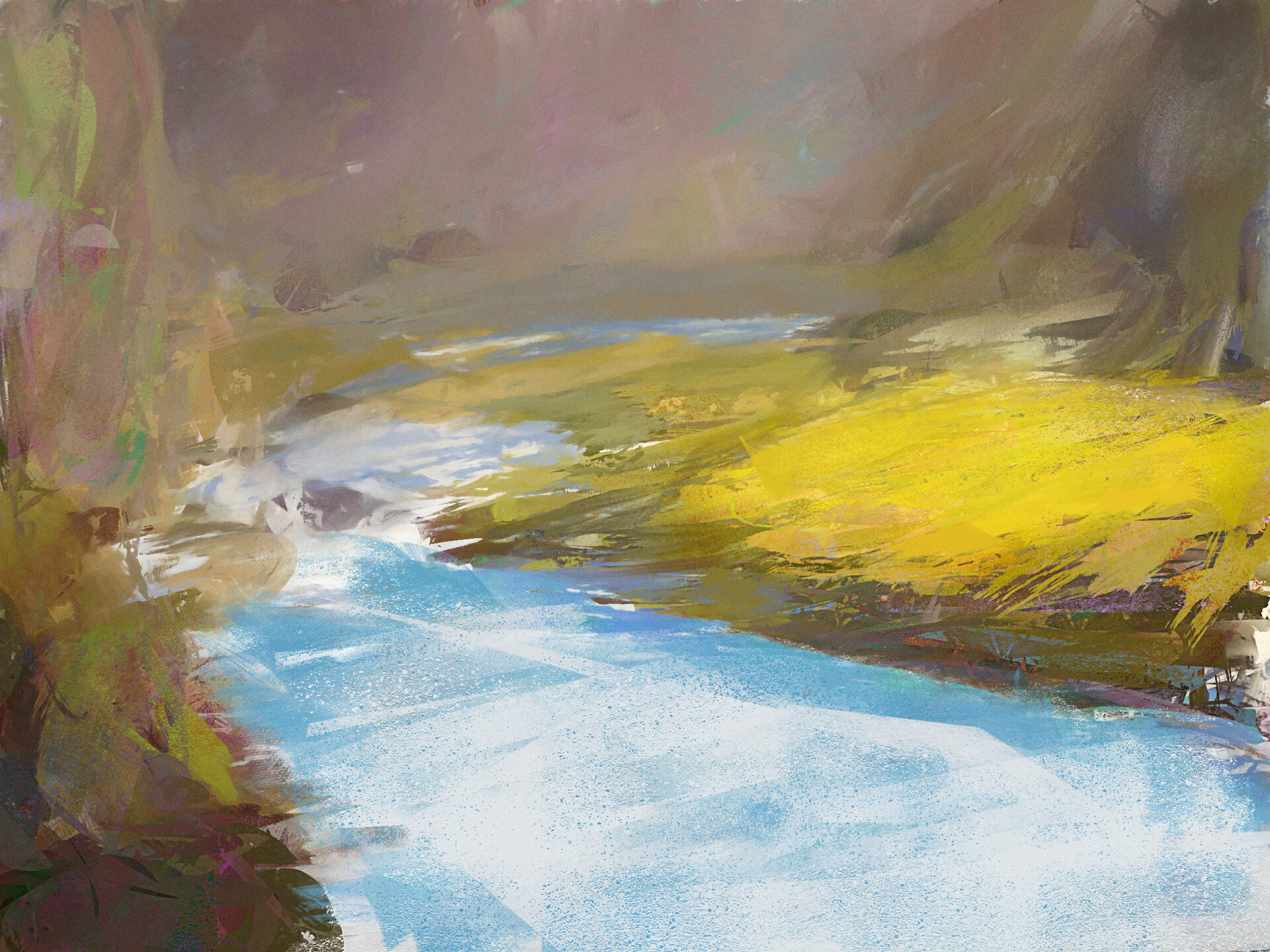 ArtStation - River Study