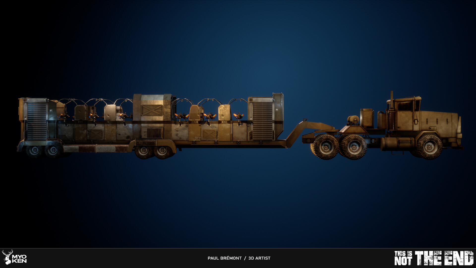 ArtStation - Armored Truck - Oshkosh M911