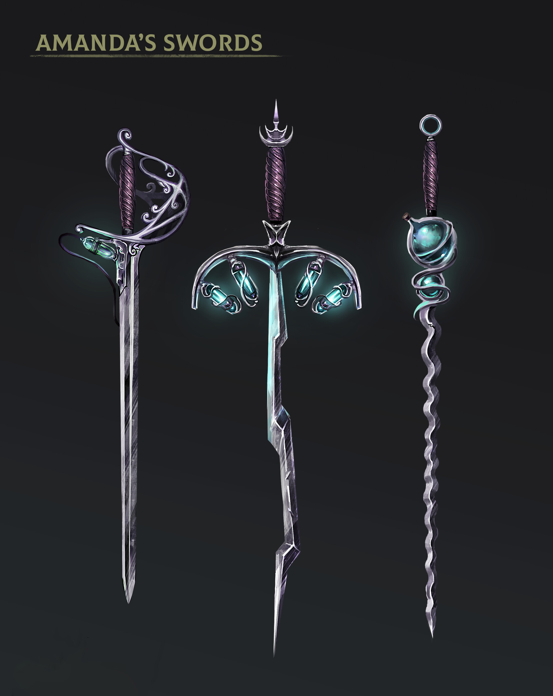 ArtStation - Swords concept