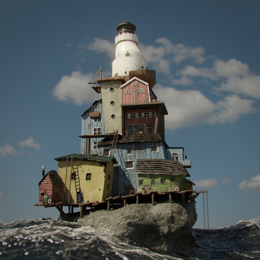 ArtStation - Lighthouse tower
