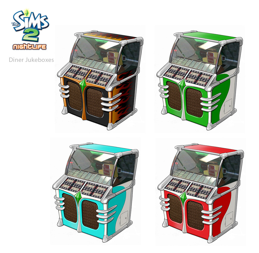 Brian White - Concept art for The Sims 2