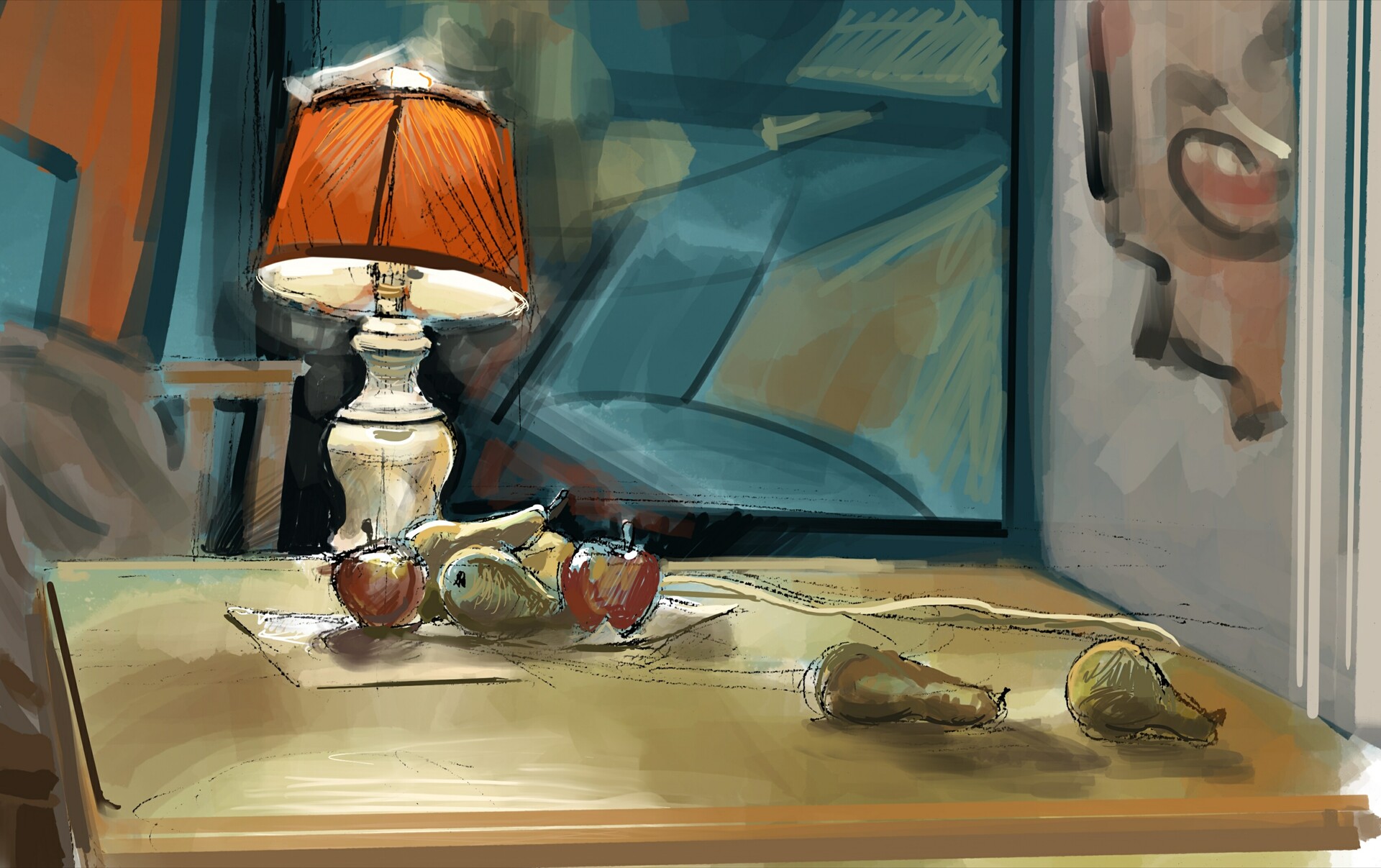 ArtStation - Still Life study - Procreate