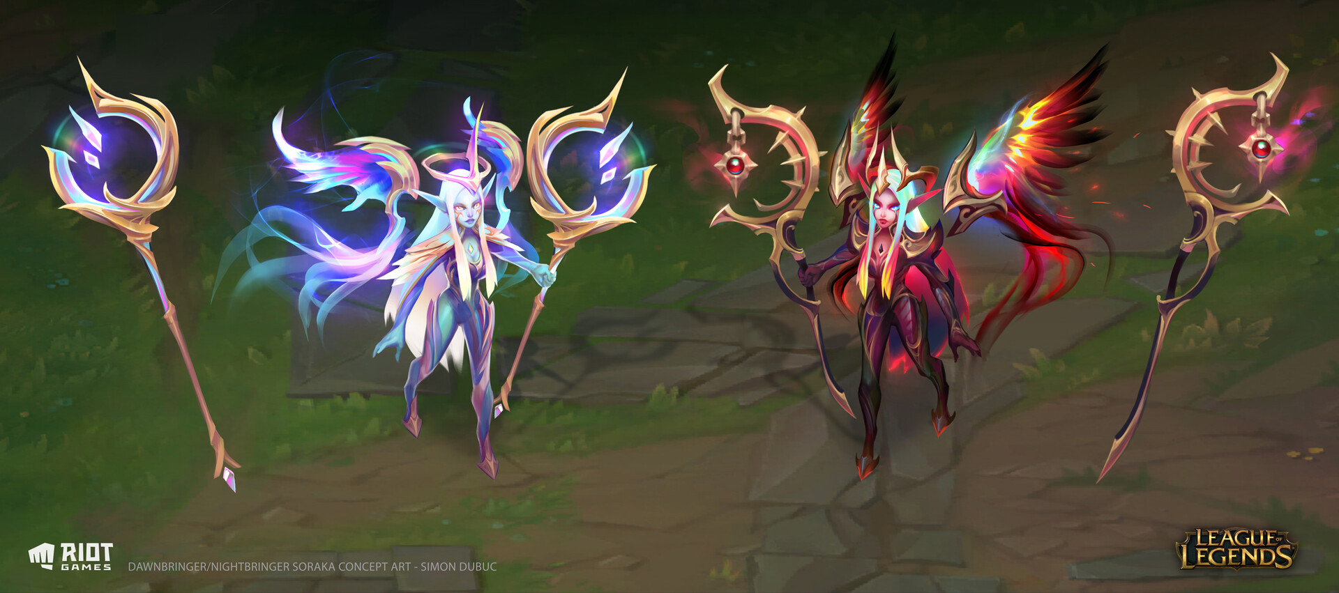ArtStation - Dawnbringer/Nightbringer Soraka