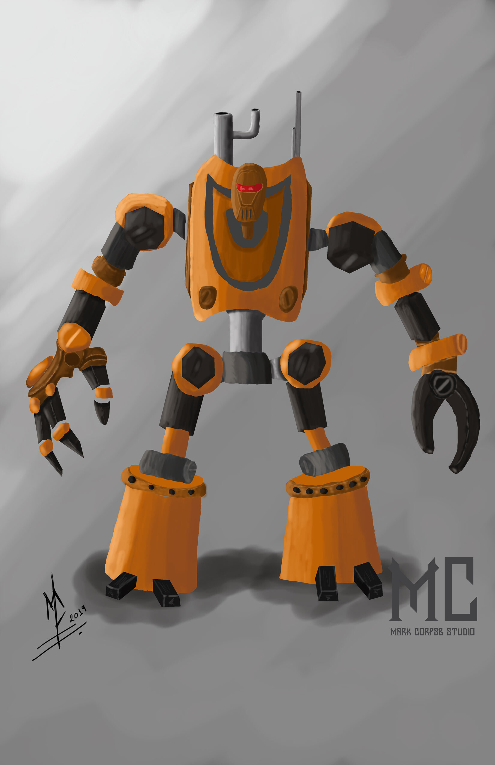 ArtStation - CDD-29 Construction Droid