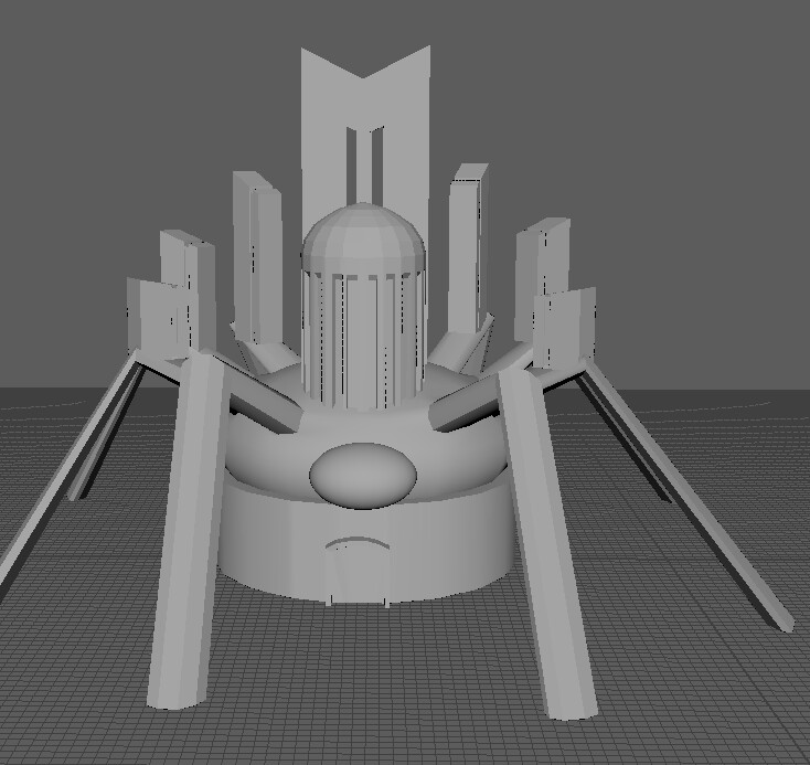 ArtStation - spider city