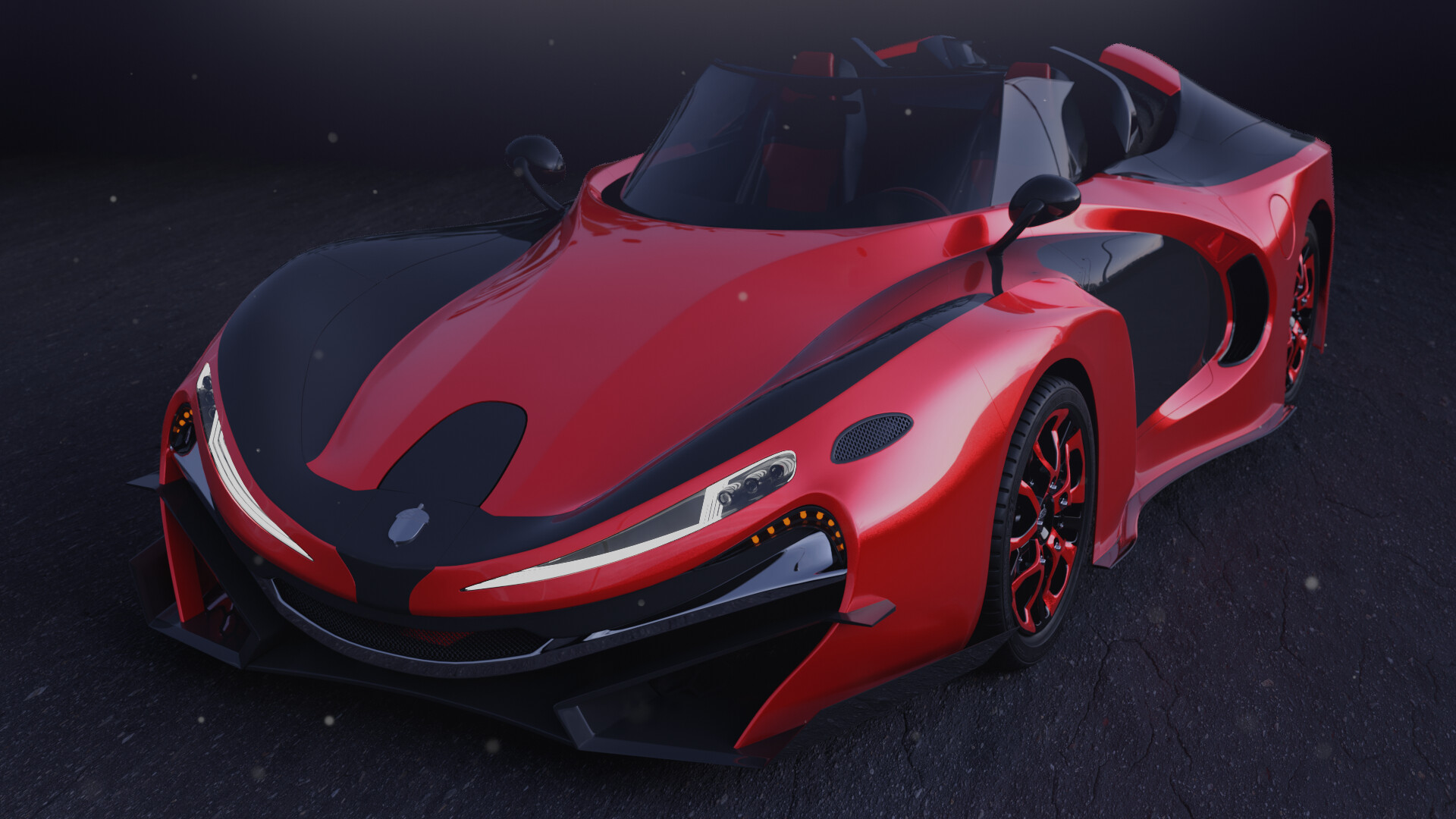 ArtStation - Red car