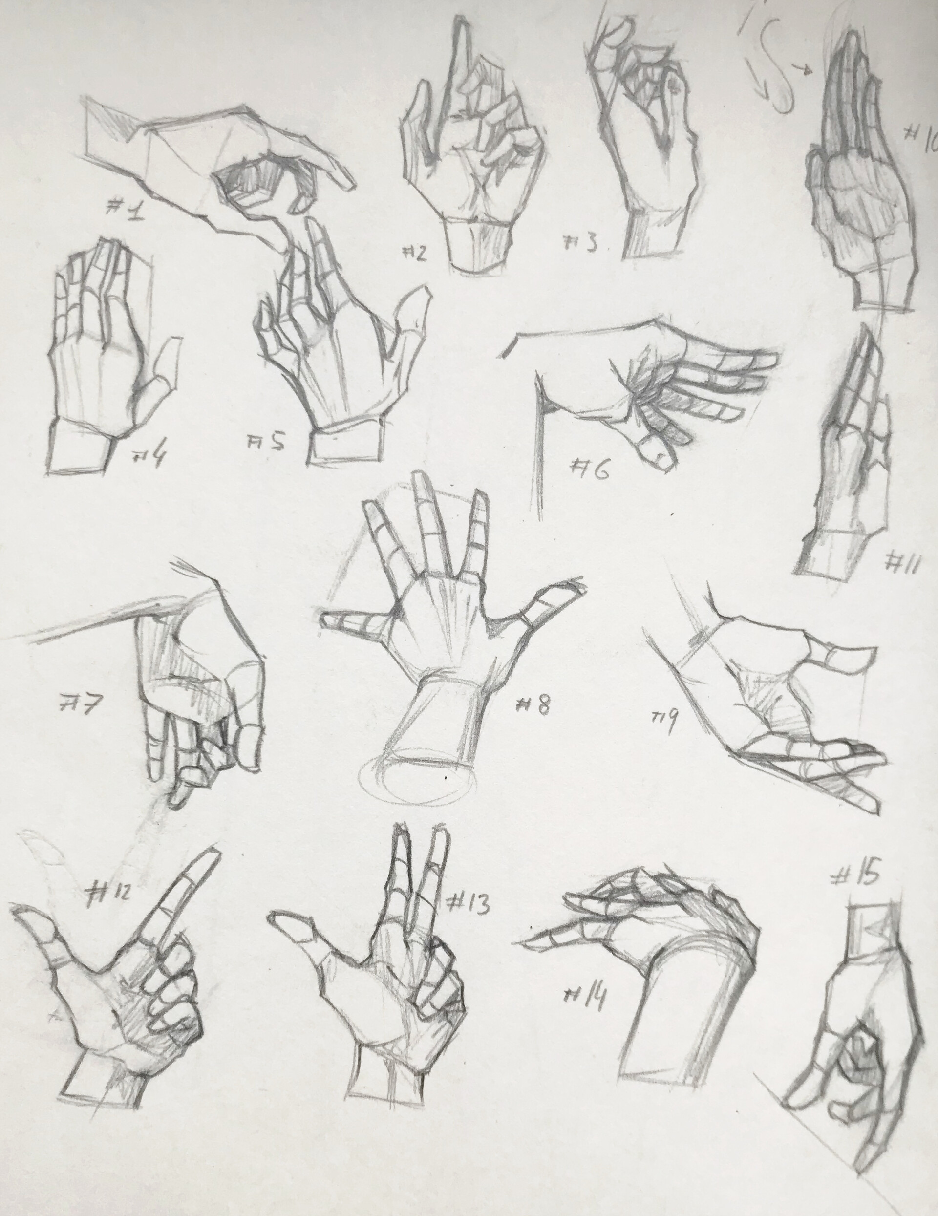 ArtStation - Anatomy Practice