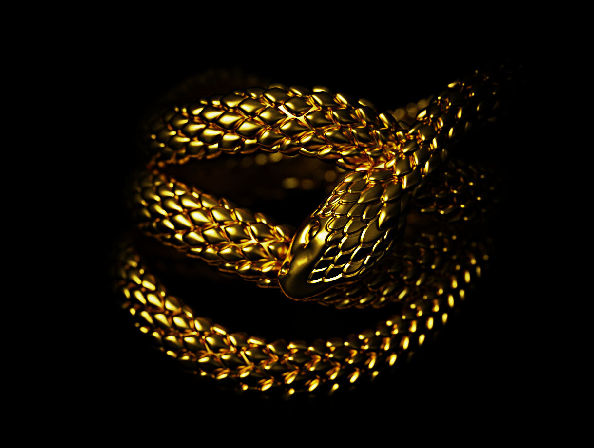 ArtStation - Snake Ring