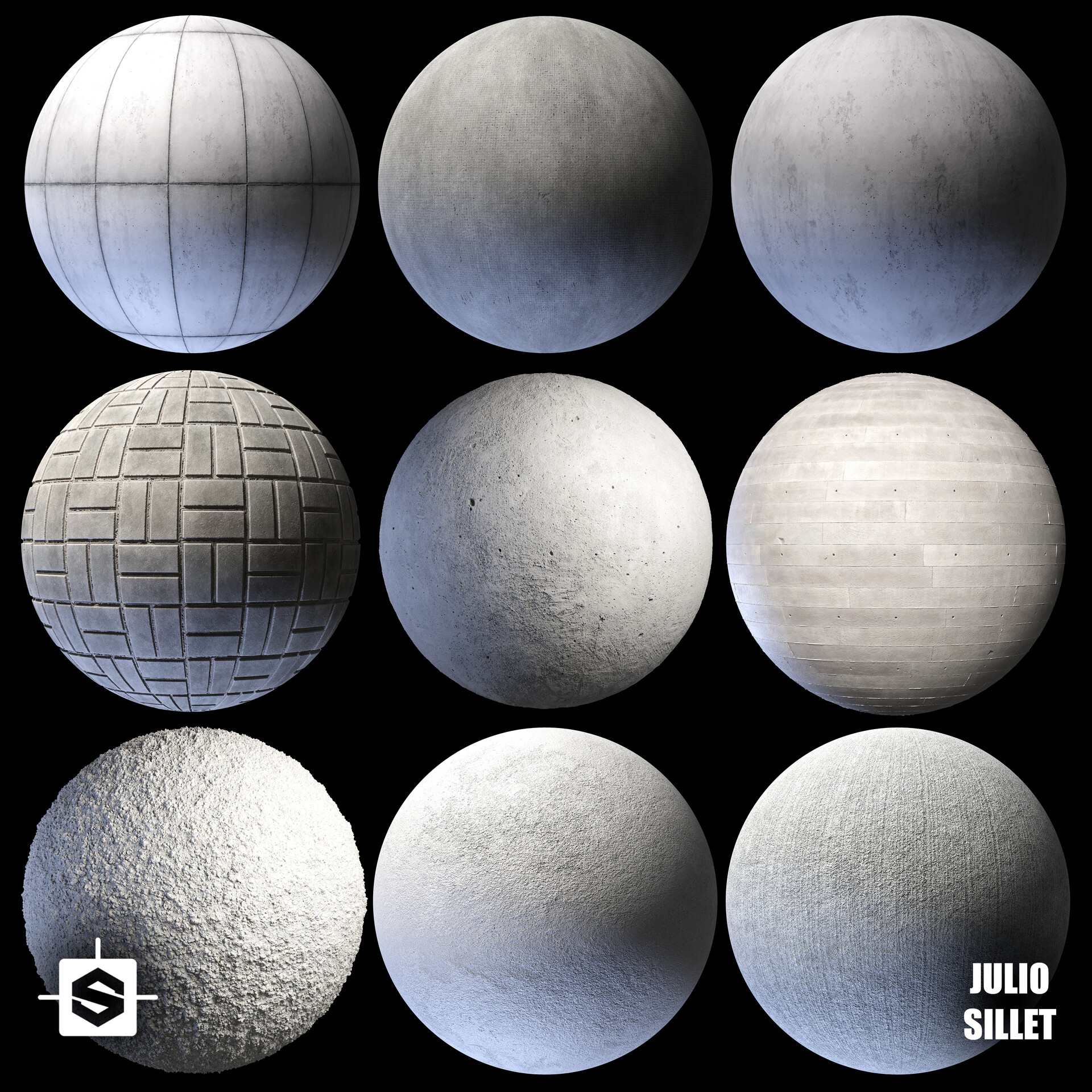 ArtStation - Concrete Material Study
