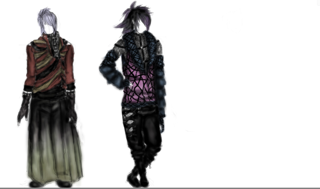 ArtStation - Male visual kei original design