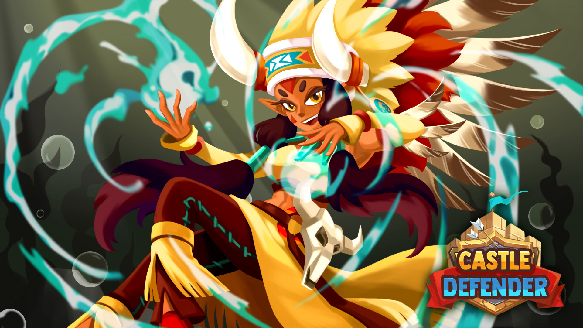 ArtStation - Castle Defender: Hero Shooter - Wizard Tina