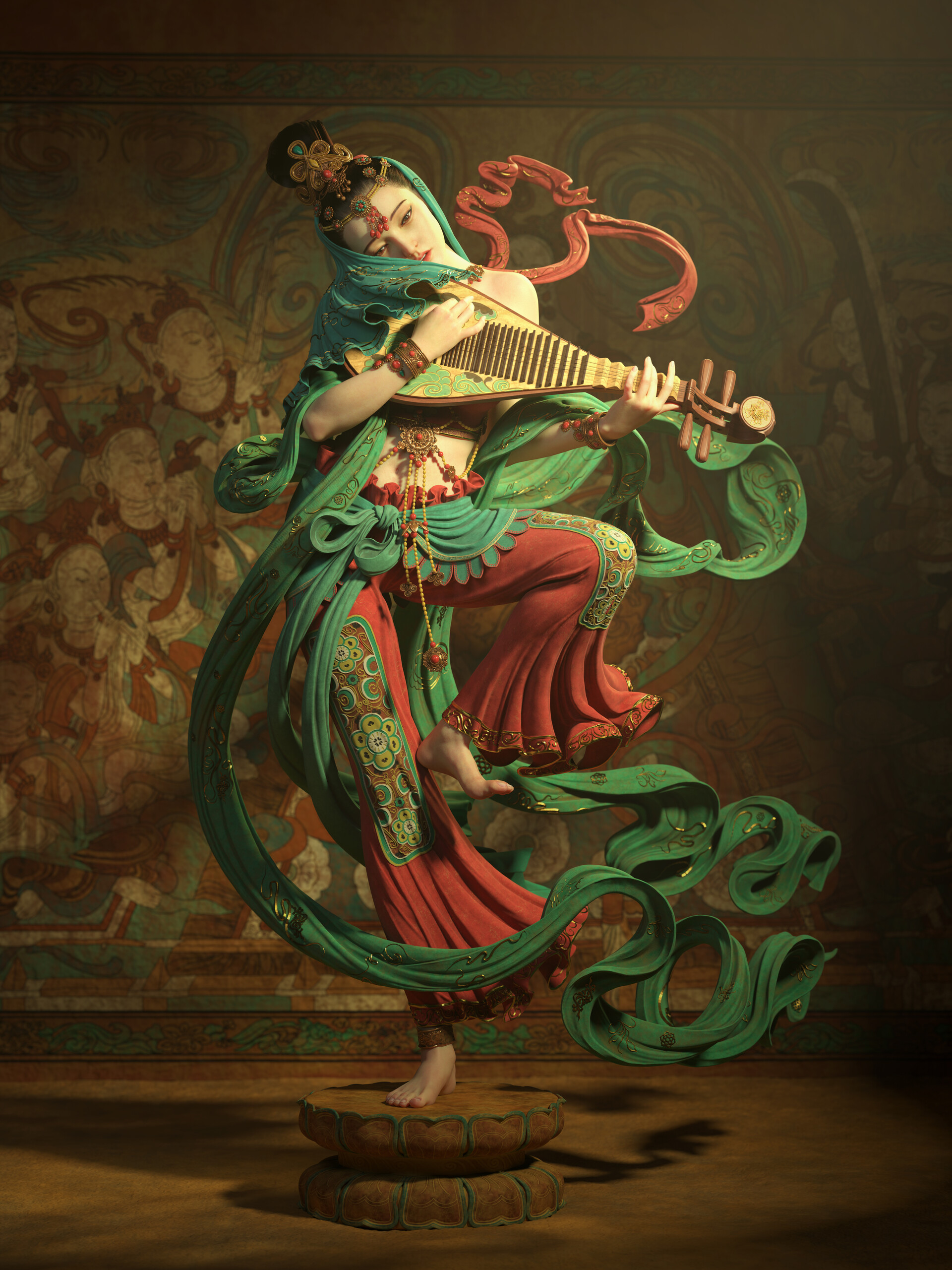 qi-sheng-luo-dunhuan-11.jpg (1920×2560)-花瓣网