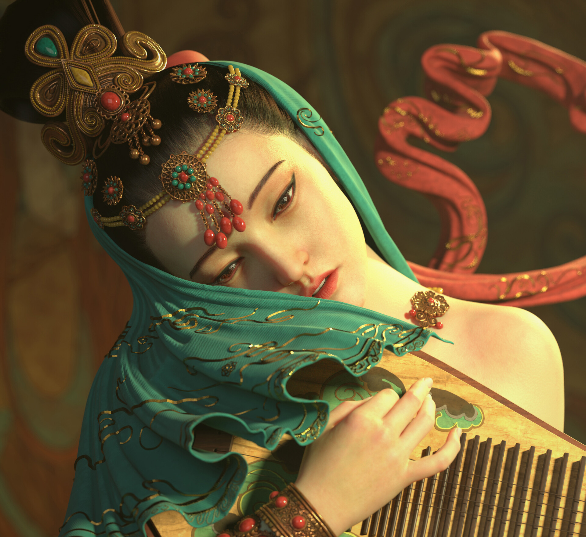 qi-sheng-luo-dunhuan-5.jpg (1920×1760)-花瓣网