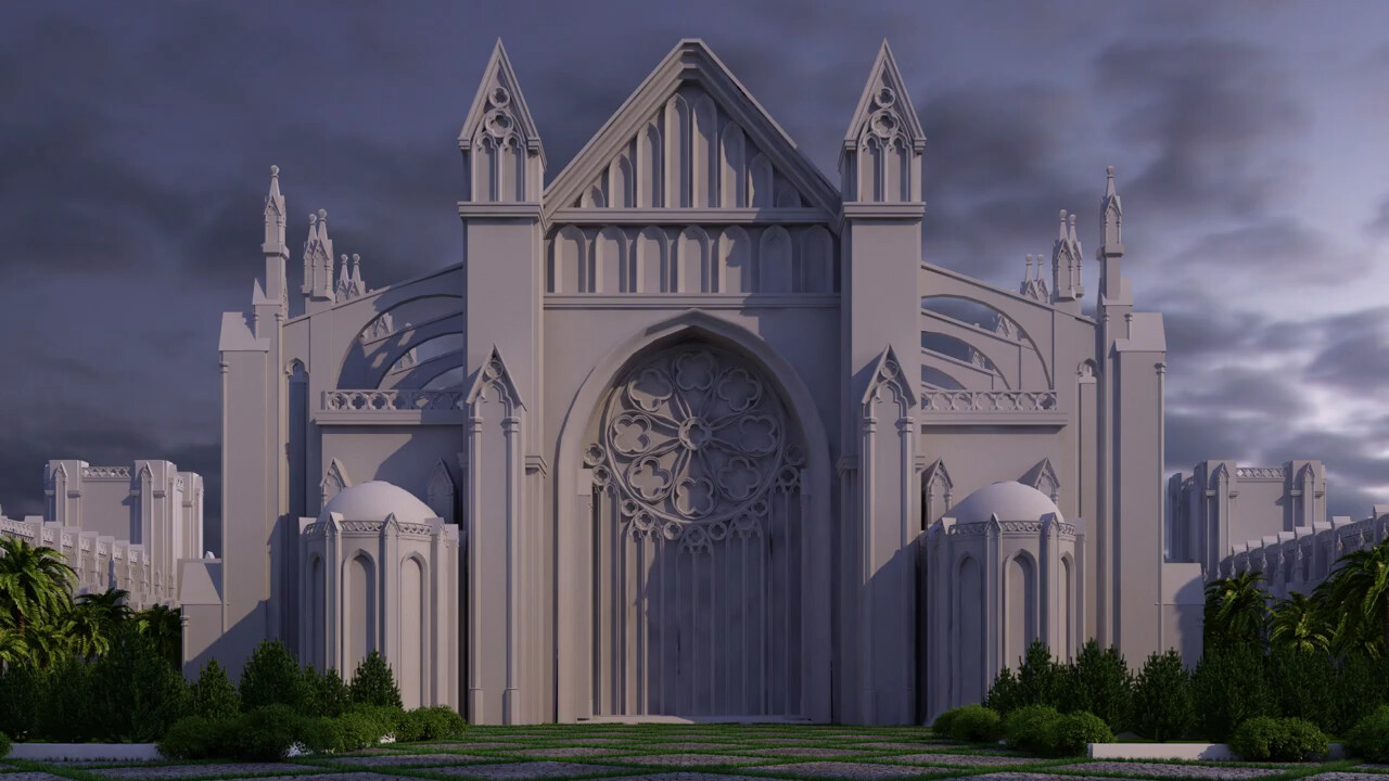 Ali Saada - Gothic magical palace
