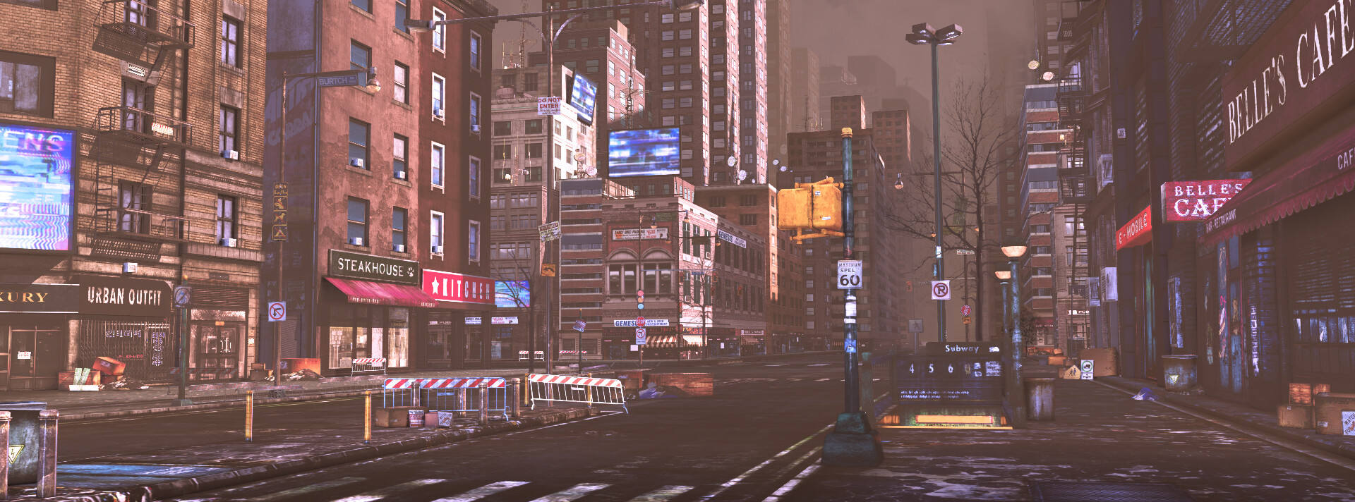 ArtStation - Game low-poly City environment Modeling and Texturing