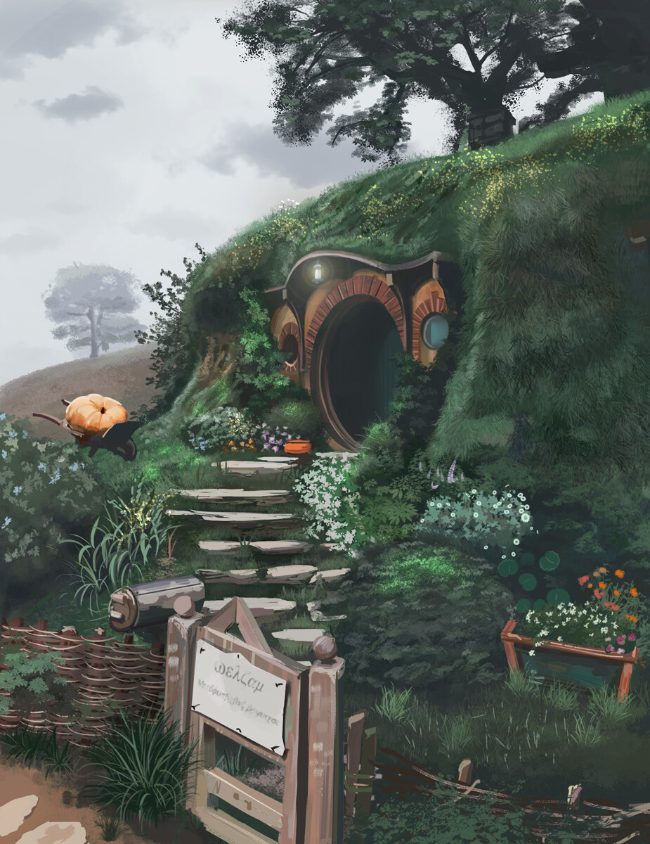 ArtStation - The Hobbit House