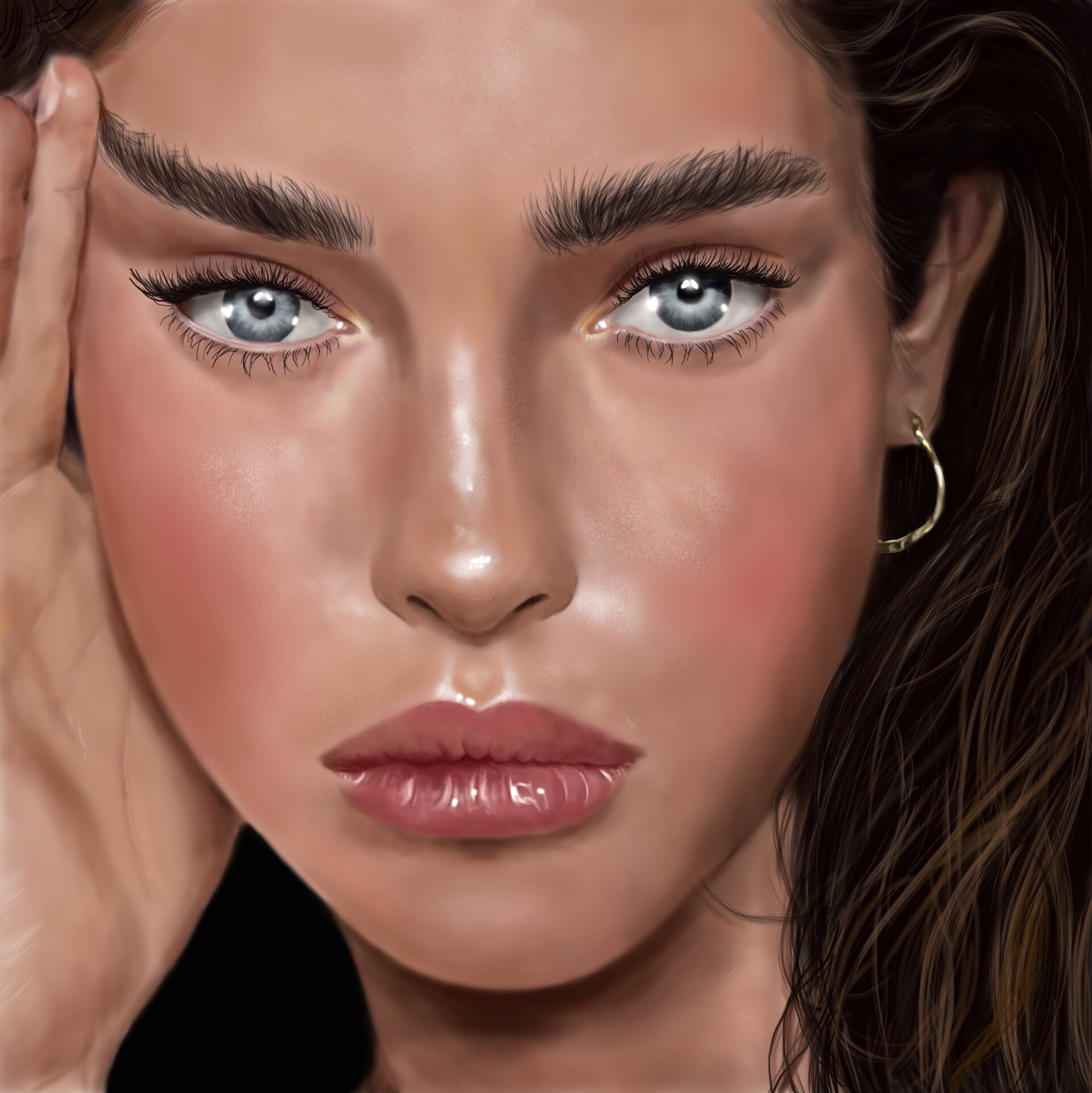 ArtStation - The bored beauty