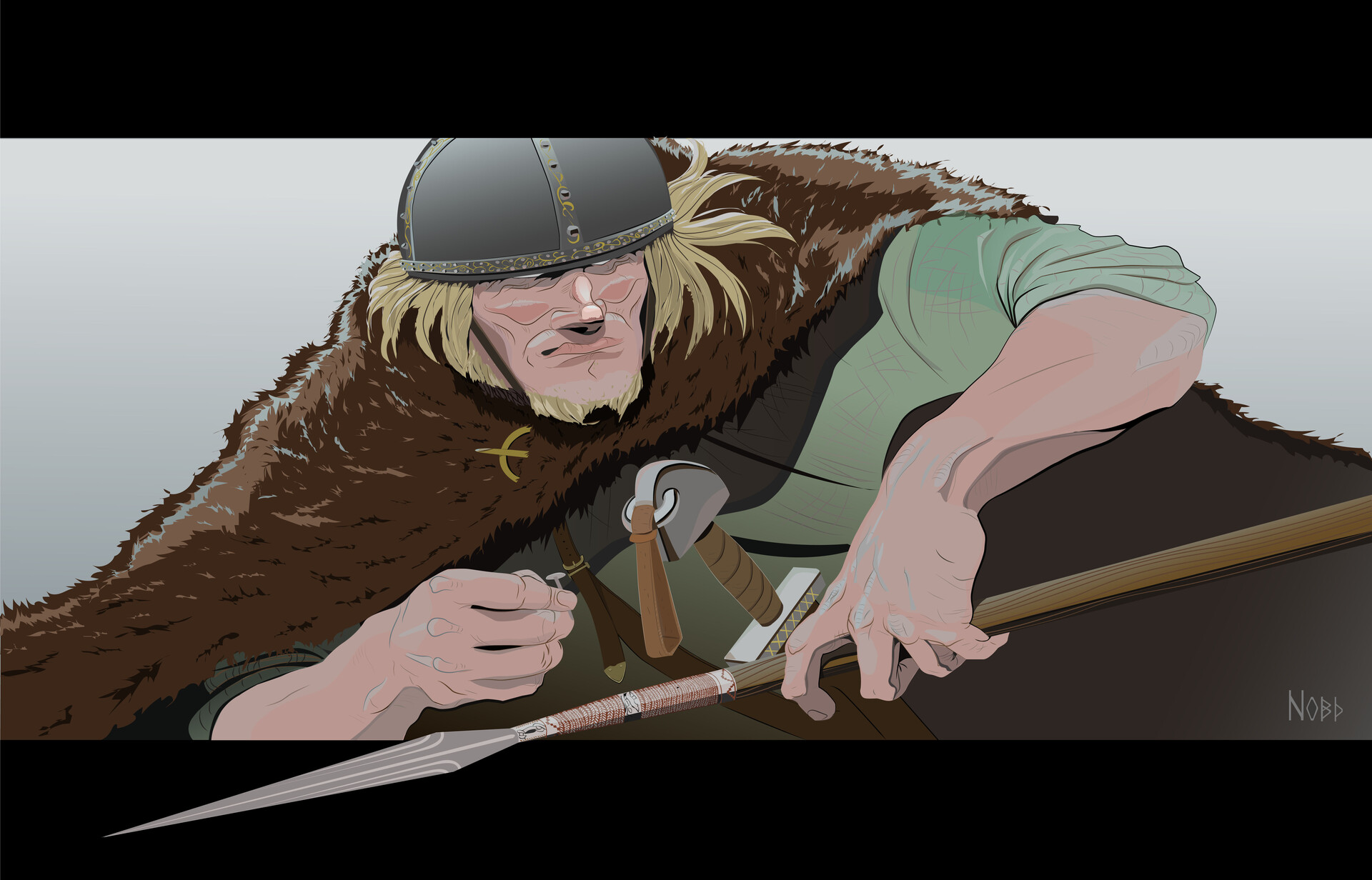 ArtStation - The Saga of Grettir,ch XLVIII