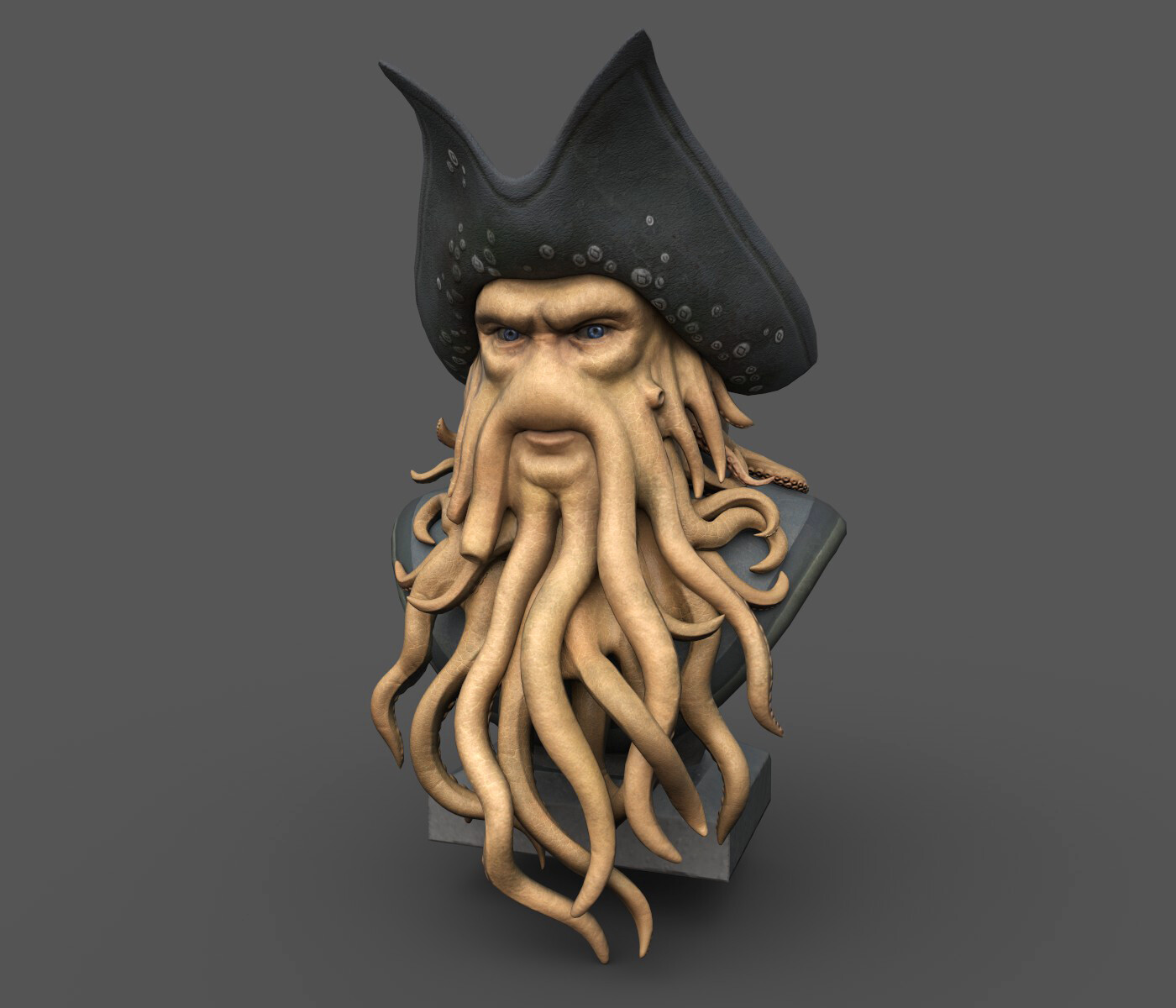 ArtStation - Davy Jones Bust