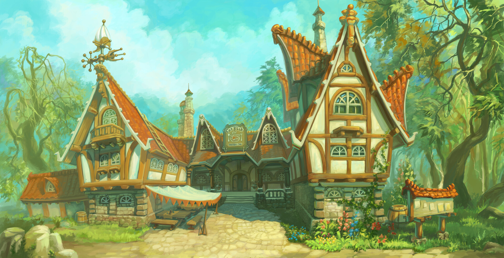 Fantasy Tavern Exterior